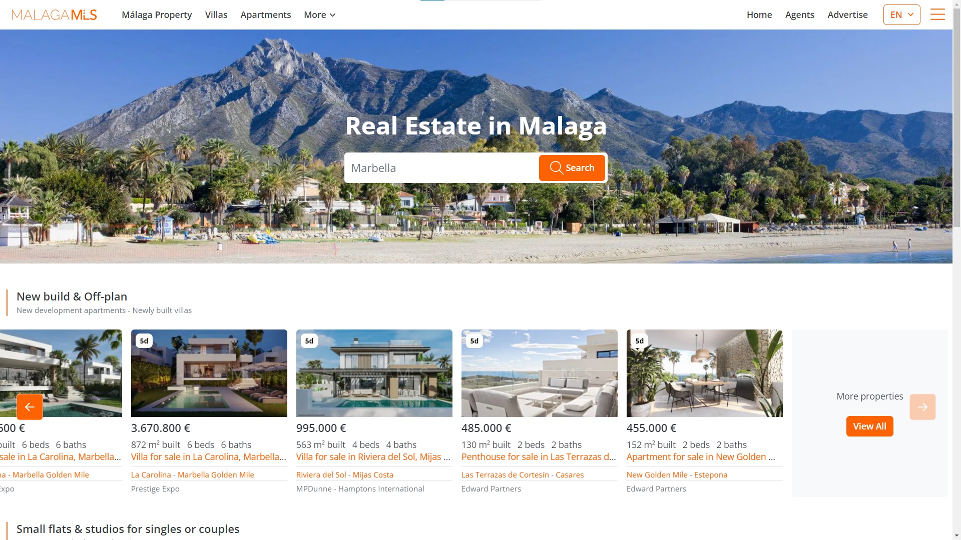 Malaga Immobilien zum Verkauf | MalagaMLS | Neue Häuser und Immobilien